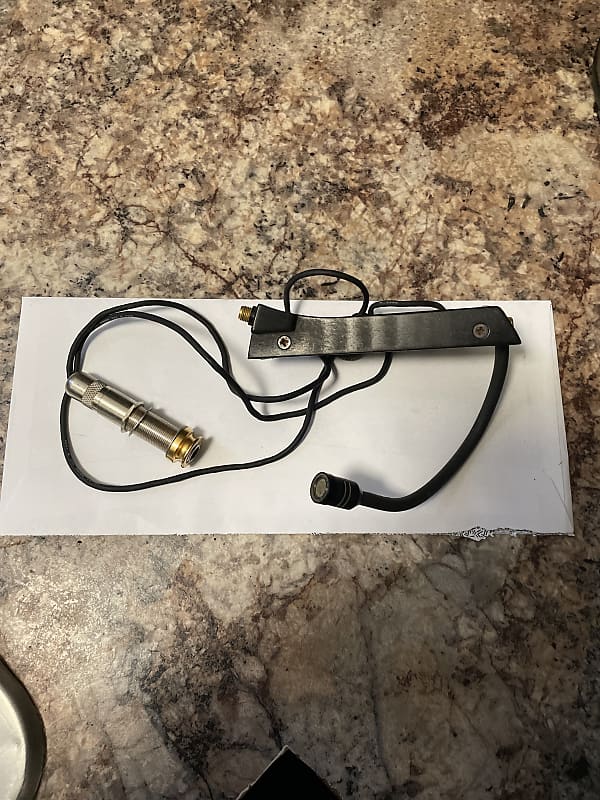 Fishman Rare Earth Blender Soundhole Pickup w/ Condenser Mic | Reverb