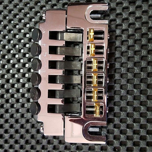Schaller 456 Fine Tuner Wraparound Bridge NOS Chrome | Reverb