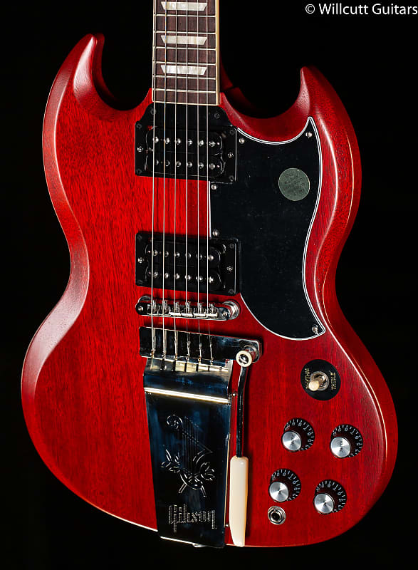 Gibson SG Standard '61 Maestro Vibrola Faded Vintage Cherry | Reverb