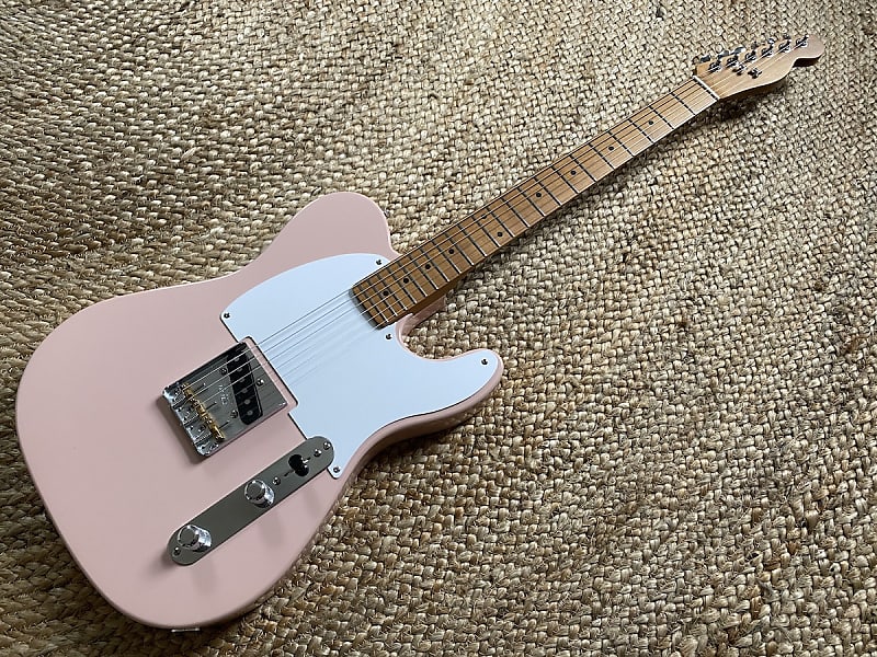 Vintage Inspired Pickups Esquire style Shell Pink handwound | Reverb