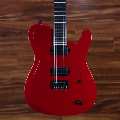 Kiesel Custom Solo 6 Blood Red with DiMarzio Pickups, | Reverb