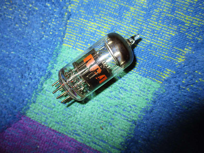Vintage RCA 7199 tube for Sunn Dynaco Ampeg tested used black | Reverb