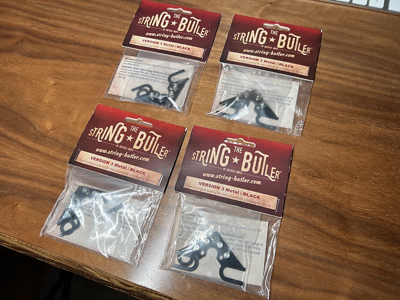 The String Butler LOT of four (4) Version 3 Metal - Black | Reverb