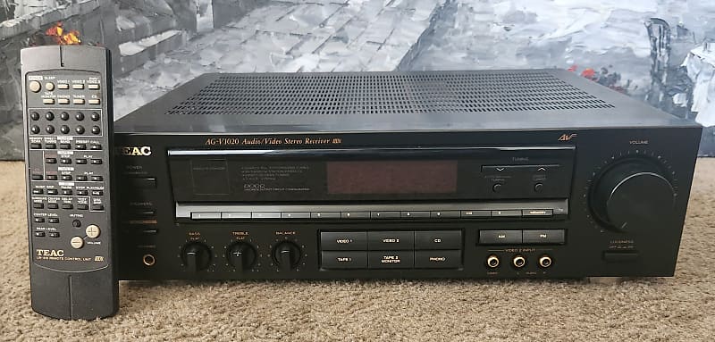 TEAC Vintage TEAC AG-V1020 Audio Video Stereo Receiver 90s | Reverb