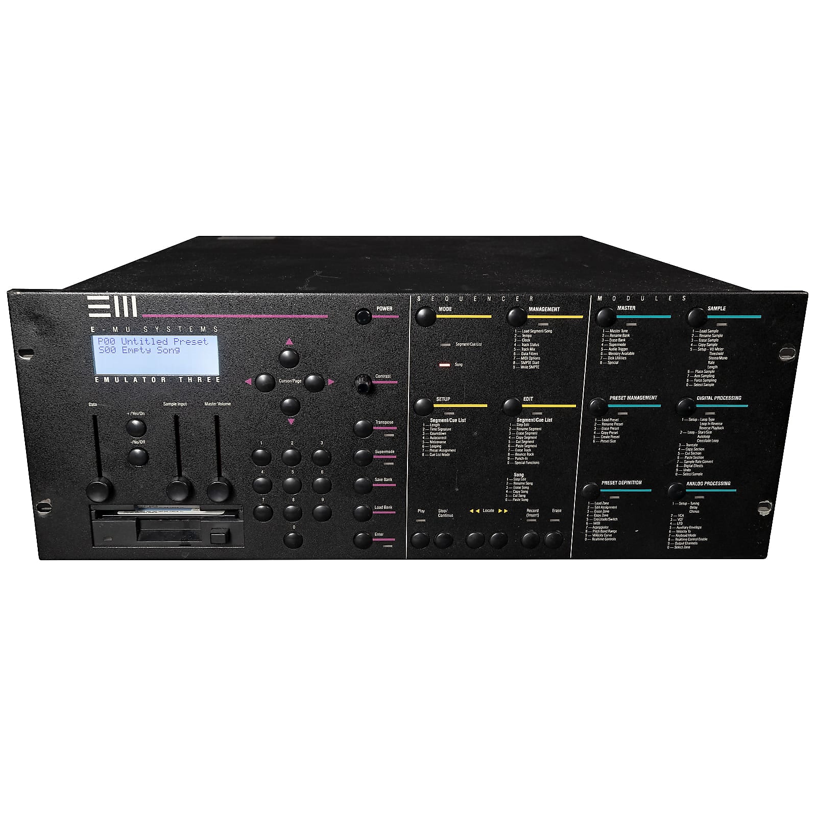 E-MU Systems Emulator III Rackmount 16-Voice Sampler | Reverb Canada