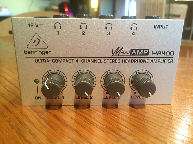 Behringer MicroAMP HA400 Headphone Amp | Reverb