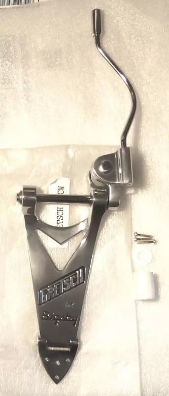 Bigsby® Gretsch Logo B6CW Chrome Vibrato Tailpiece~Chet | Reverb