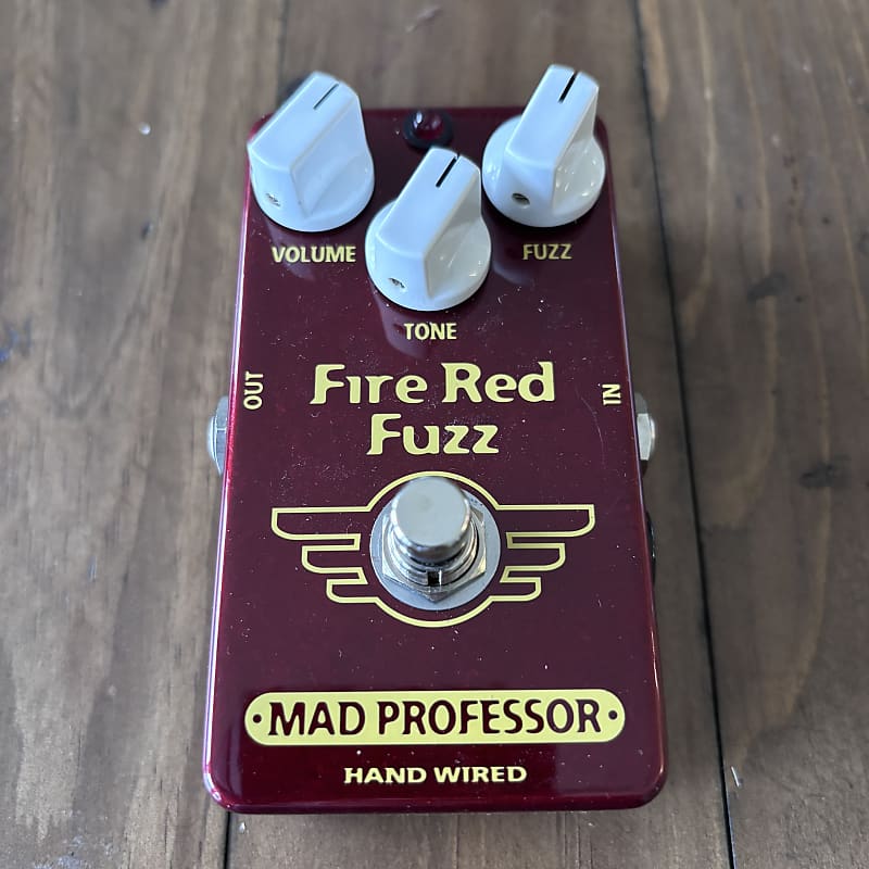 Mad Professor Fire Red Fuzz (hand built) - Red | Reverb UK