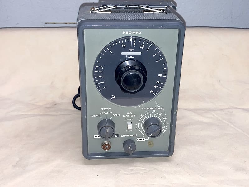Eico Model 955 In-Circuit Capacitor Tester with Manual, | Reverb