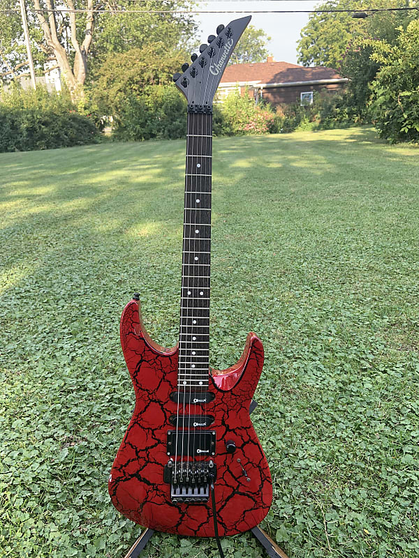 Charvette 250 1989 Red crackle | Reverb