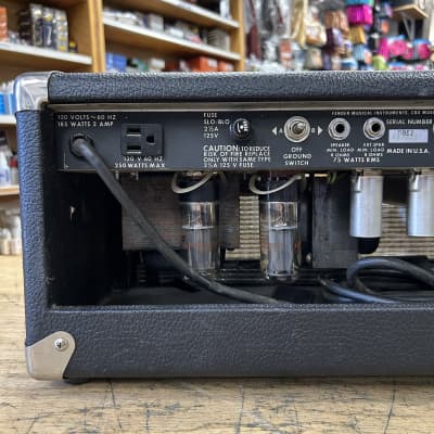 Used Fender 75 Tube Guitar Amp Amplifier Head | Reverb