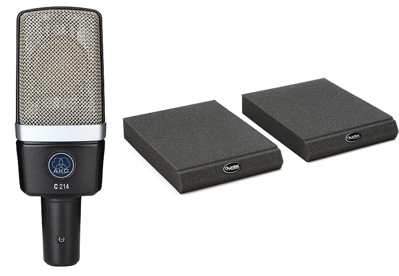 AKG C214 Large-diaphragm Condenser Microphone Bundle with | Reverb