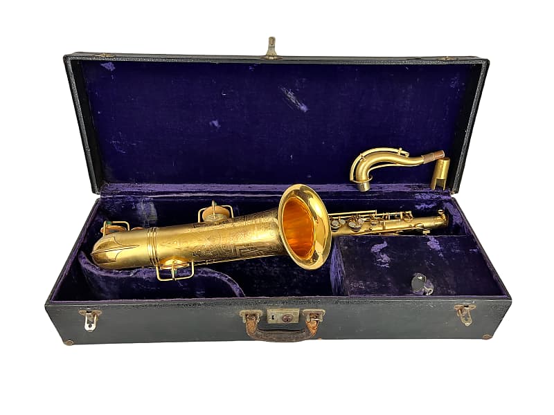 Conn Gold Plated New Wonder II Transitional Tenor Saxophone | Reverb