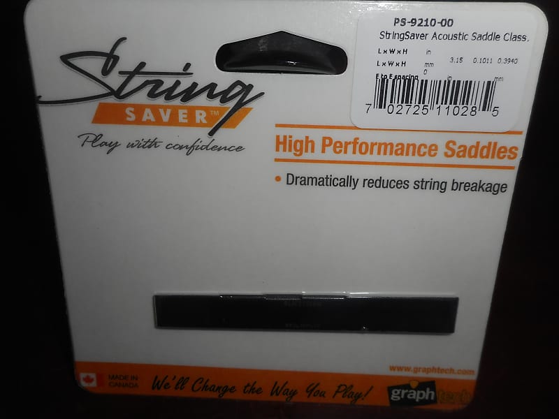 Graph Tech String Saver Compensated Classical Saddle Tall, | Reverb