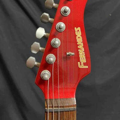 Fernandes FR-65S w/ Sustainer Strat 1990s - Metalic Red MIJ | Reverb