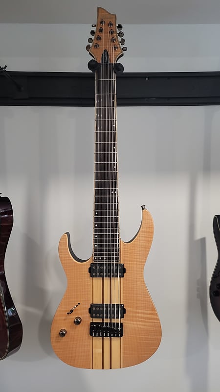 Lefty/Left Handed Schecter Banshee Elite 8 2019 - Natural | Reverb