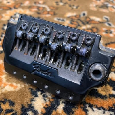 Fender System One 1 Tremolo Bridge System 80's Black | Reverb