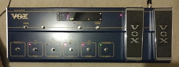 Vox VC-12 Foot Controller. Footswitch. VC12. w/long connector | Reverb