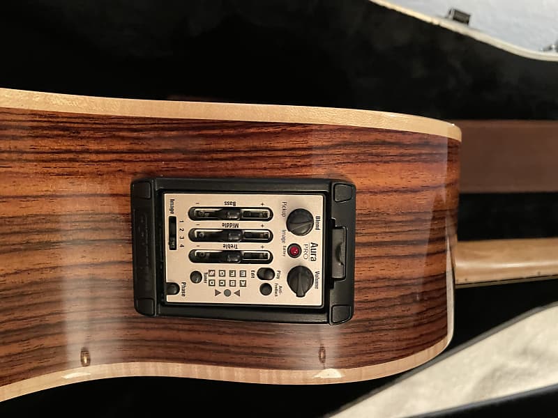 Zager ZAD900CE Solid Spruce/Rosewood Acoustic Electric AURA | Reverb