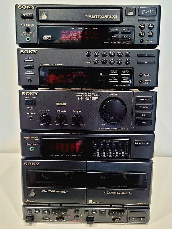 Sony FH 818R Boombox Vintage Rare For Repair As Is | Reverb