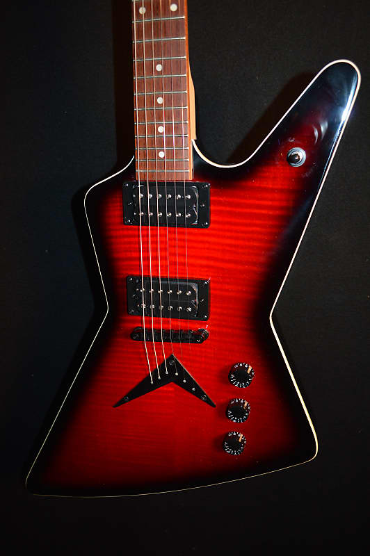 Dean ZX Flame Maple Trans Red Z Electric Guitar - New B-Stock | Reverb