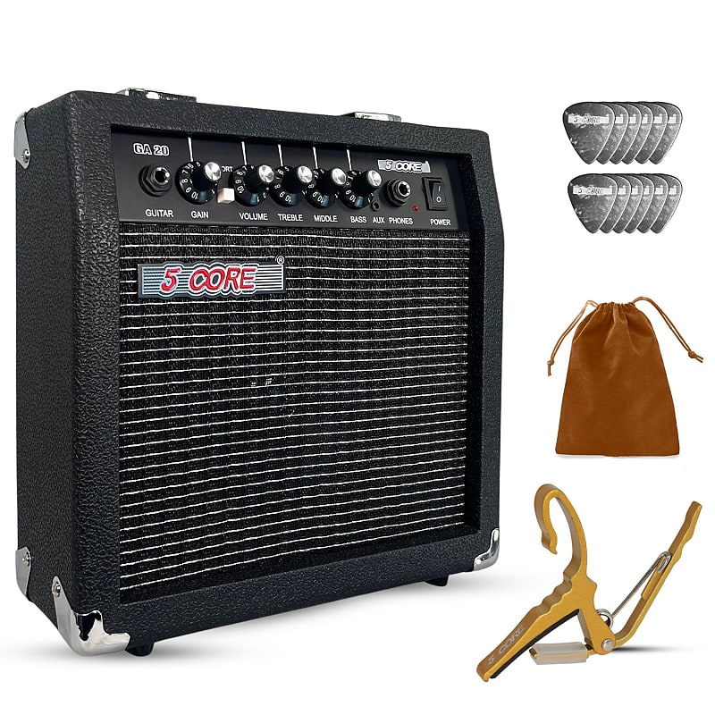 5 Core Guitar Amp 20W Electric Portable Mini Amplifier w | Reverb