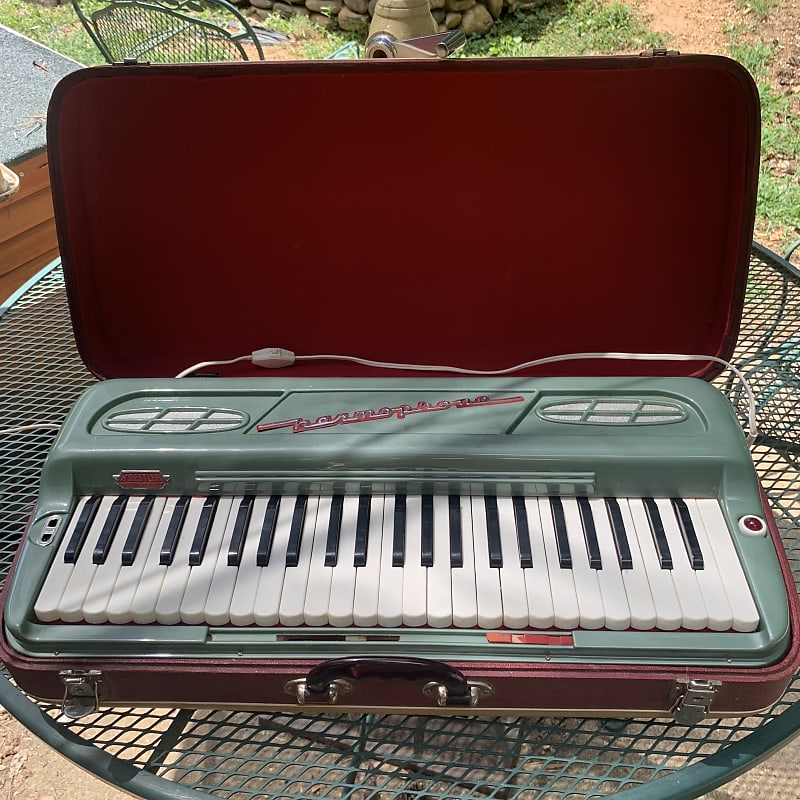 Vintage Beautiful 1960s Koestler Harmophone Suitcase Organ | Reverb