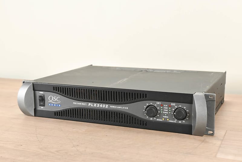 QSC PLX3402 Two-Channel Power Amplifier CG0004M | Reverb