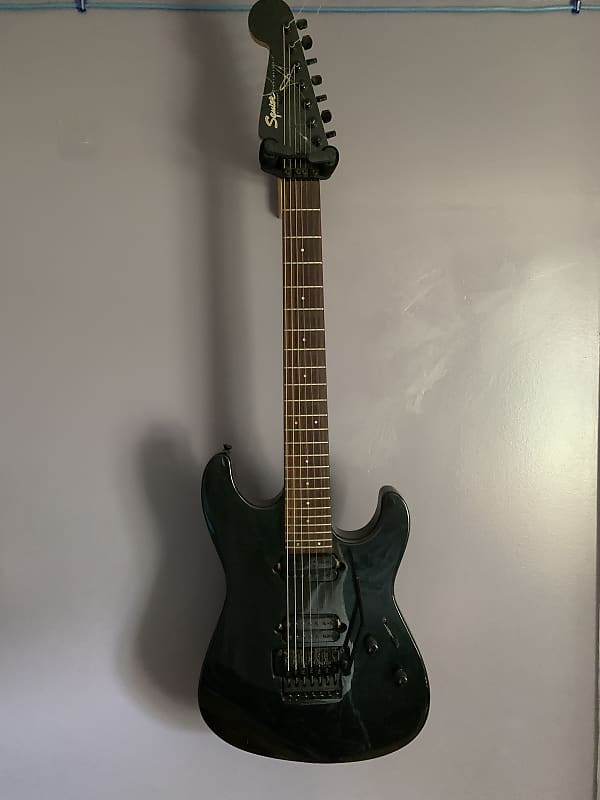 Squier Stagemaster HH 7 1999 - 2000 - Black | Reverb