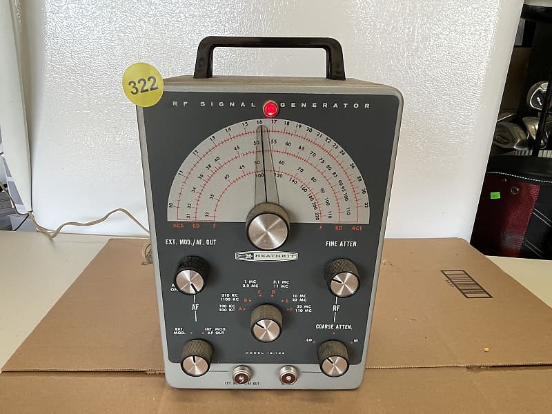 Heathkit IG-102 RF Signal Generator-POWERS ON-322 | Reverb