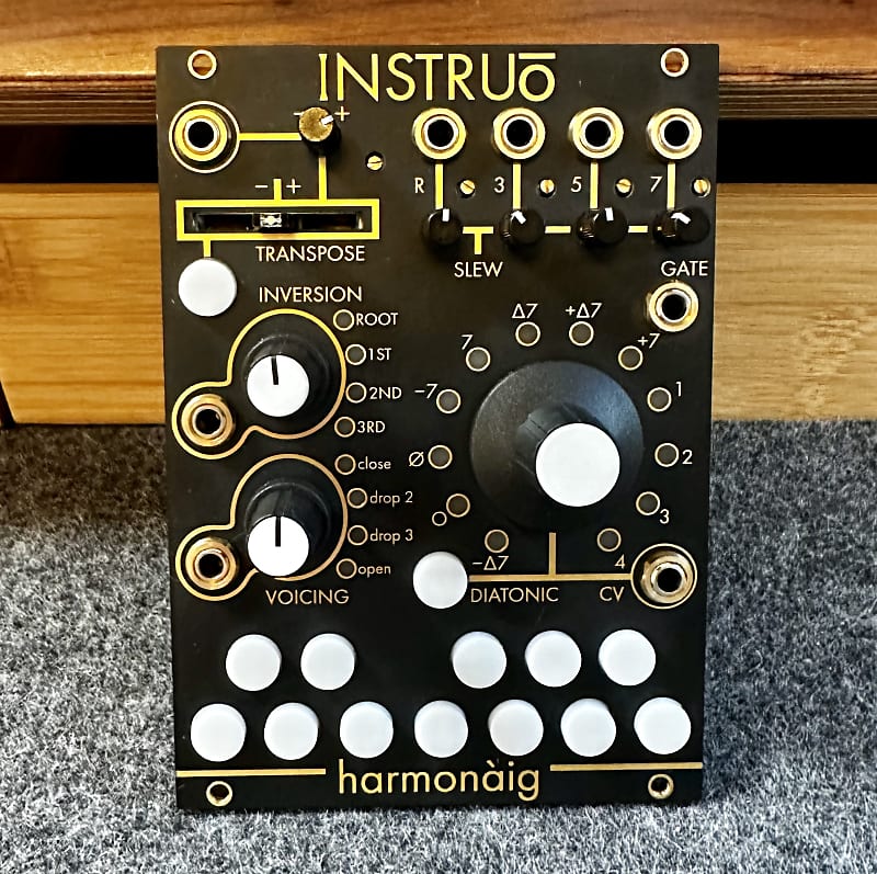 Instruo Harmonàig Quad Quantiser Eurorack Module 2022 - Black | Reverb