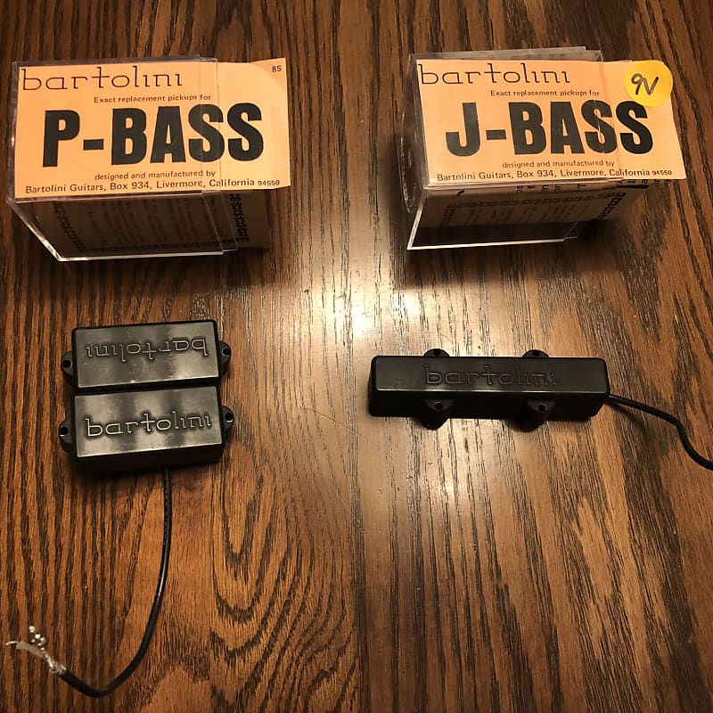 Bartolini PJ Pickup with NTBT Tone Control 1990s - Black | Reverb