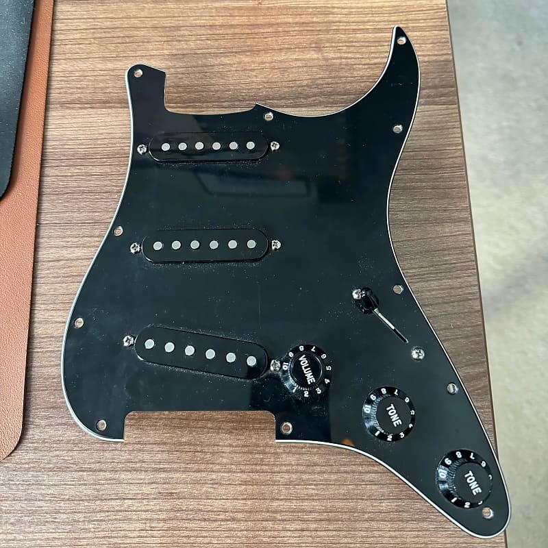 Fender American Deluxe Stratocaster loaded pickguard with SCN | Reverb