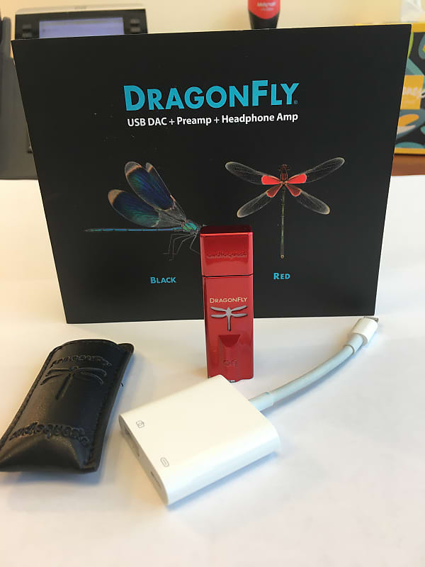 AudioQuest Dragonfly RED USB DAC and Headphone Amp w/ | Reverb