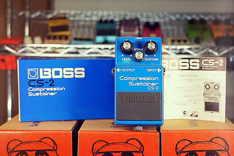Boss CS-2 Compression Sustainer w/Box | Vintage 1985 (Made in | Reverb