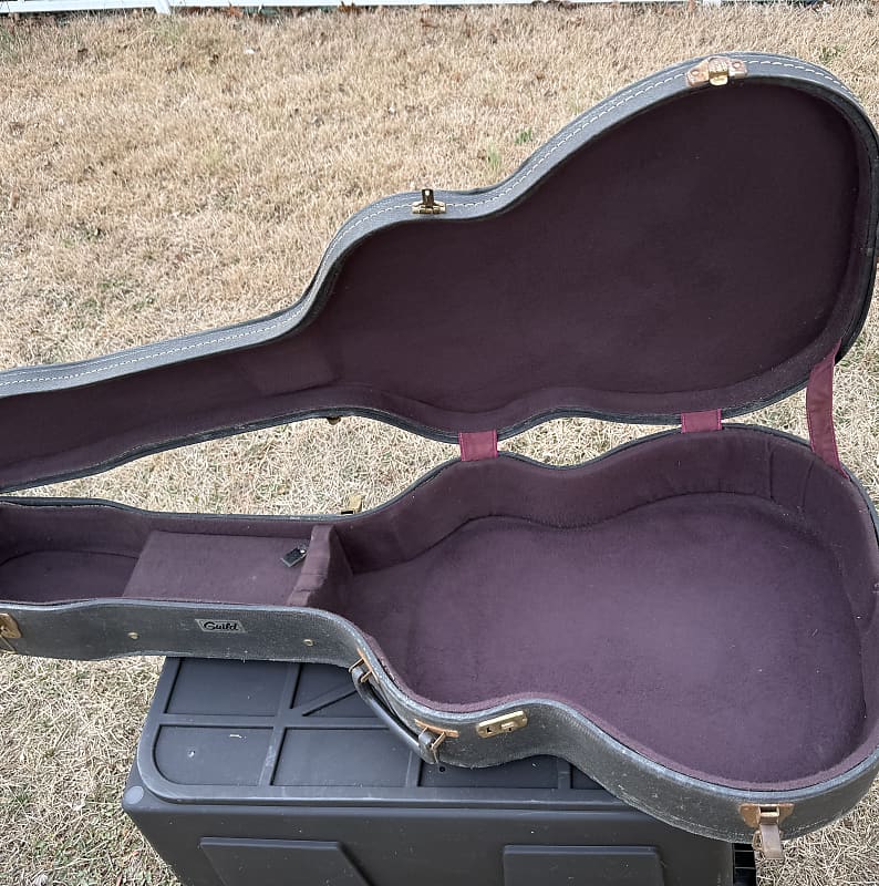 Vintage Guild Guitar Case 50s 60s - Black | Reverb