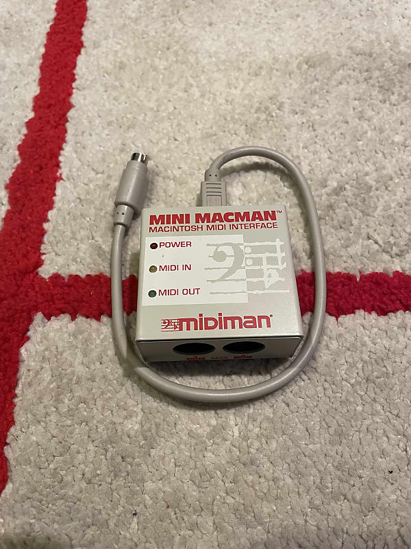 Midiman MiniMacman 1 In / 1 Out MIDI Interface (1990s?) | Reverb