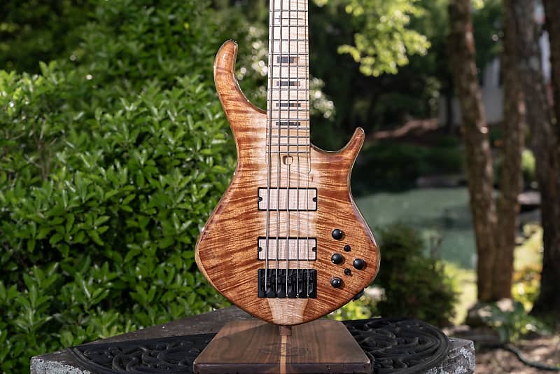 Warrior Dran Michael Hawaiian Koa Anniversary 5 String bass | Reverb