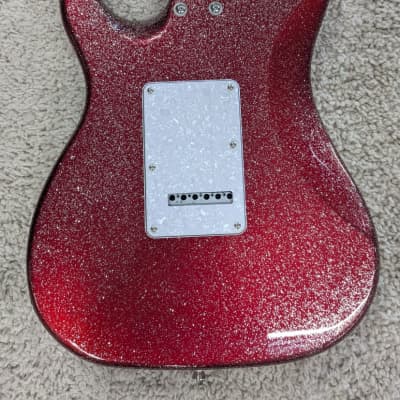Jet Guitars Model JS-500-RDS Red Sparkle Double Cut HH | Reverb