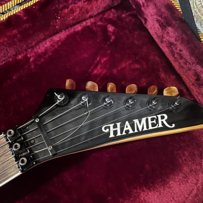 Hamer Californian 27 Fret Electric Guitar EMG Pickups w Case | Reverb