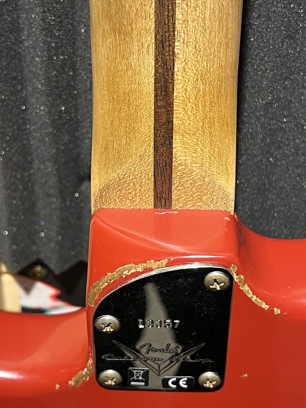 Fender Custom Shop Stratocaster 2021 Heavy Relic Dakota Red | Reverb