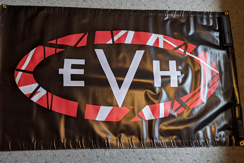 EVH Vinyl Banner Eddie Van Halen | Reverb