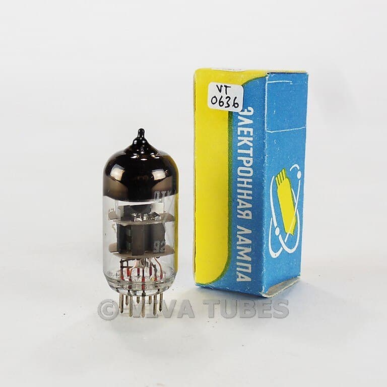 True NOS NIB Reflector Russia 6N23P-EV [6922 6DJ8] Grey Plate | Reverb