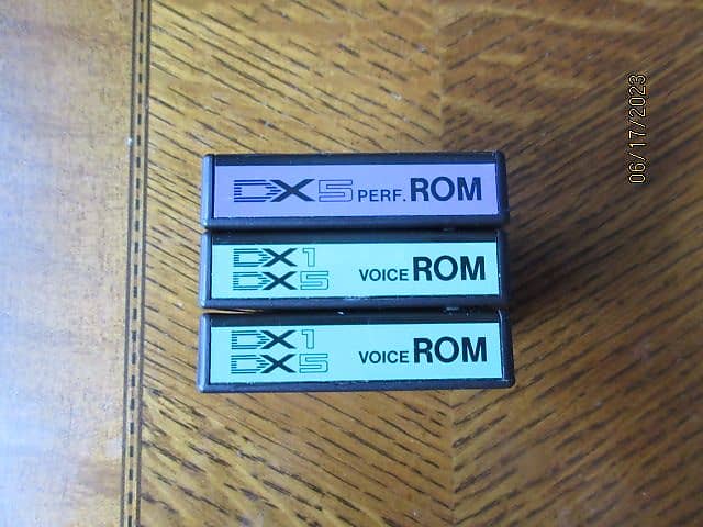 Yamaha DX1 and DX5 - Full Set Of Original ROM Modules | Reverb