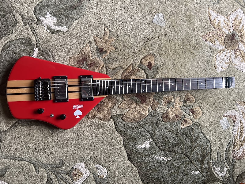 Bootlegger Spade Headless Guitar 2016 - Red | Reverb