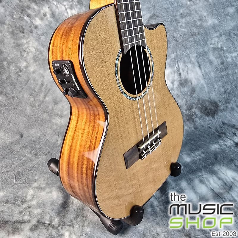 Kala Gloss Solid Cedar Top/Acacia B&S Tenor Ukulele | Reverb Australia