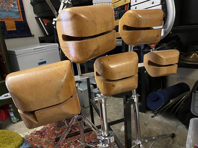 Ludwig Temple Blocks 1970s Maple | Natural | Reverb