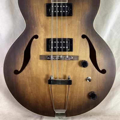 Mandocello conversion of Ibanez AF55 | Reverb