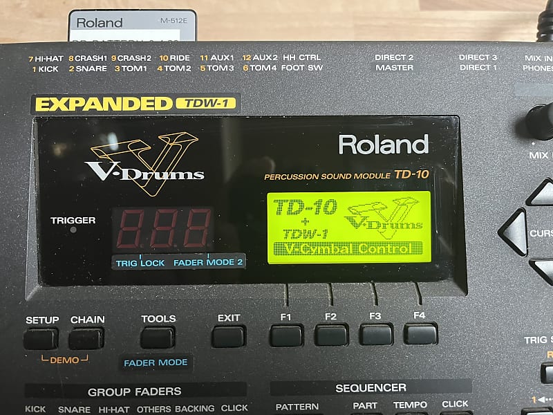Roland TD-10 w/ TDW-1 EXP Drum Sound Module | Reverb