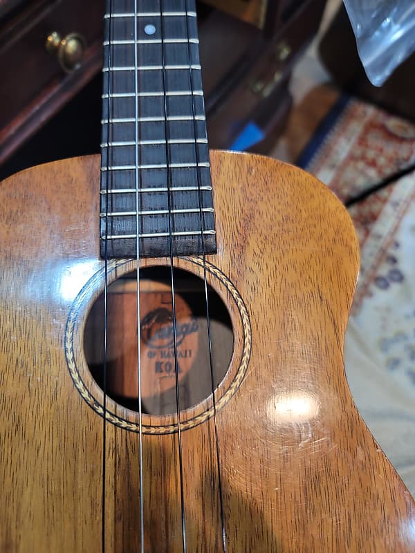 2006 Tangi Tenor Ukulele solid Hawaiian Koa with HS case | Reverb
